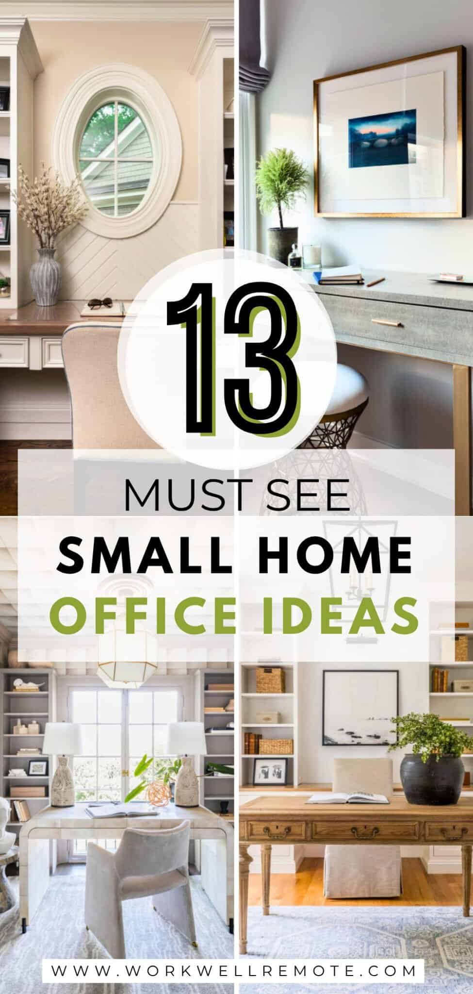 13 Small Office Ideas for the Ultimate Work-from-Home Setup - Work Well ...