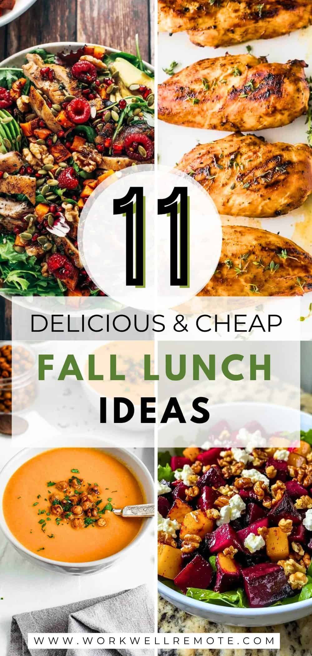 11 Cozy Fall Lunch Ideas for Work - Work Well Remote