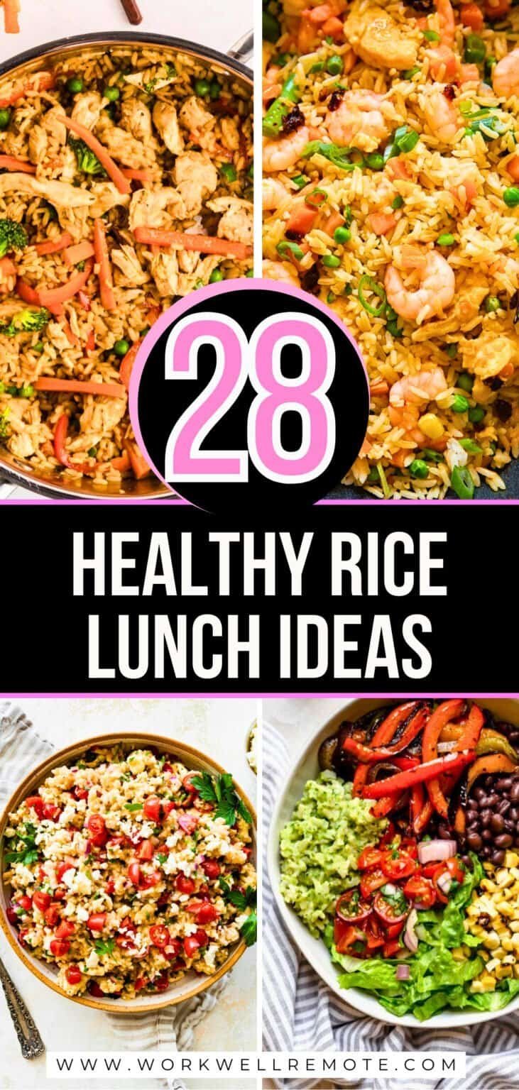 28 Easy Healthy Rice Lunch Ideas You’ll Love - Work Well Remote