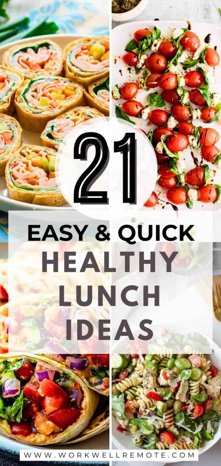 21 Quick and Easy Grab-and-Go Lunch Ideas - Work Well Remote