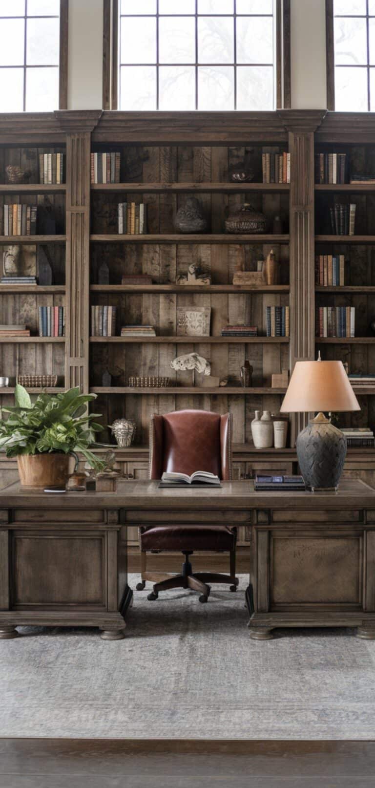 16 Rustic Home Office Ideas for a Cozy and Productive Workspace - Work ...