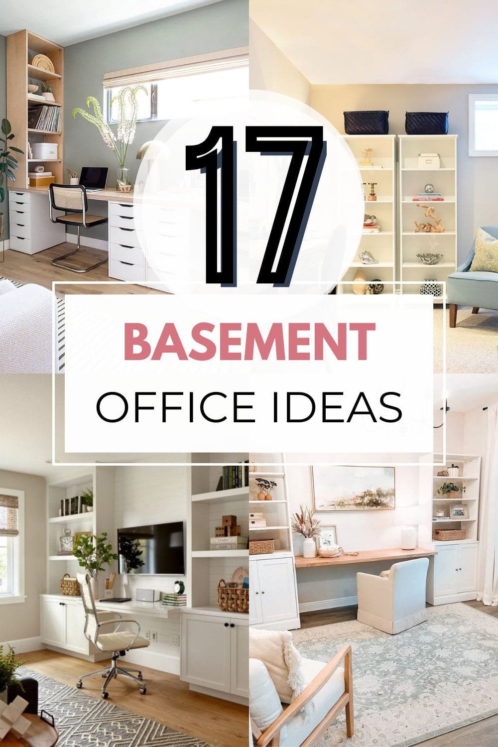 17 Creative Home Office Ideas for Your Basement Space - Work Well Remote