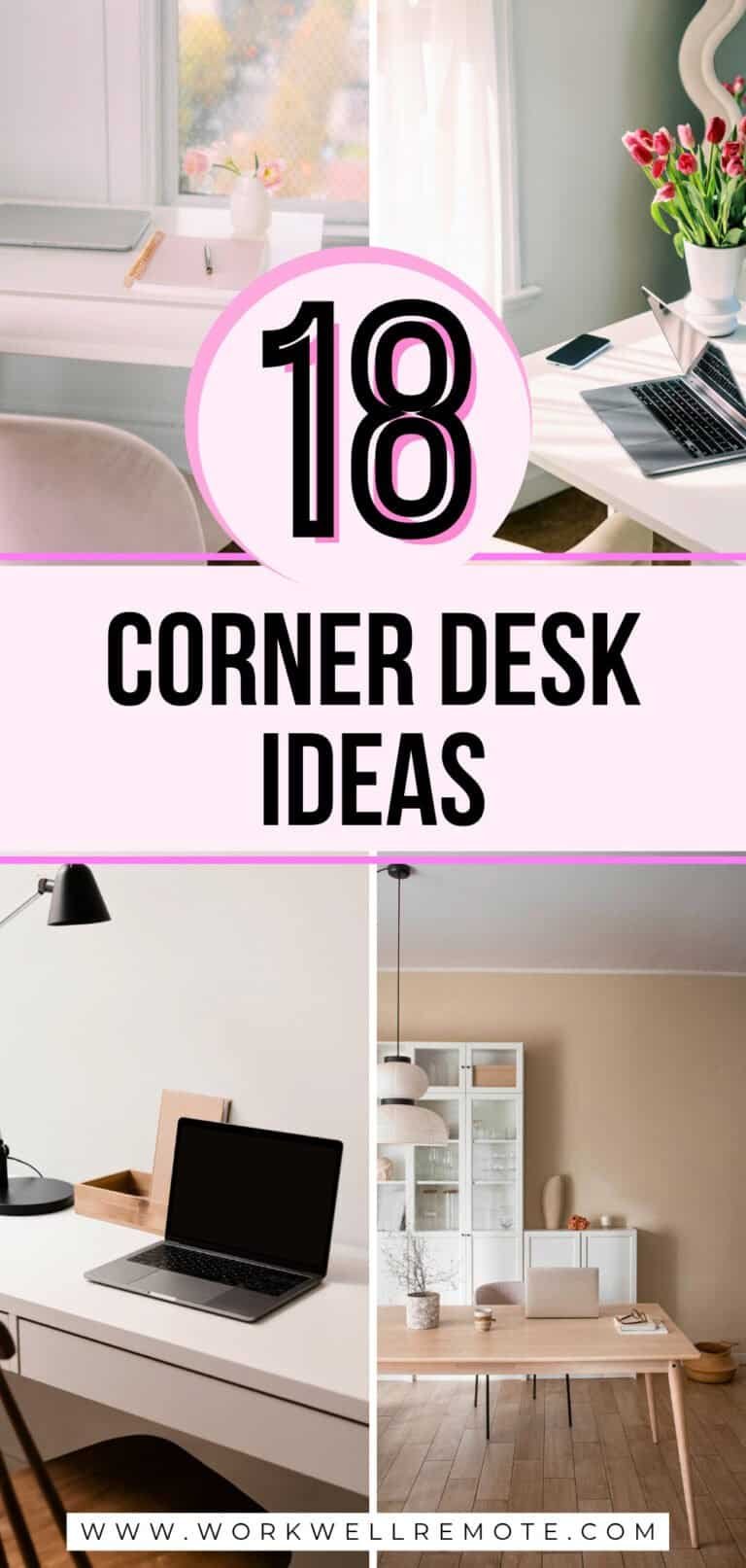 18 Inspiring Corner Desk Ideas for Your Home Office - Work Well Remote