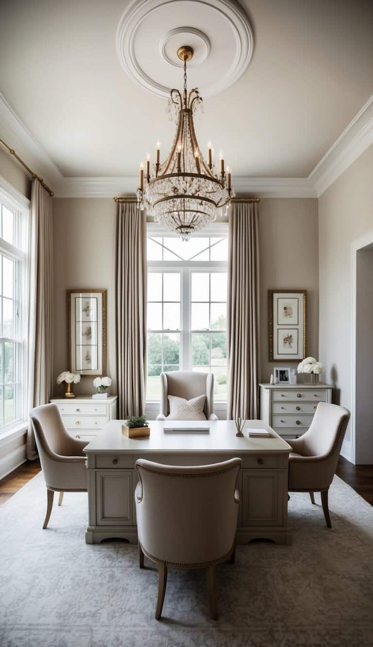 31 Chic and Classy Feminine Home Office Ideas - Work Well Remote