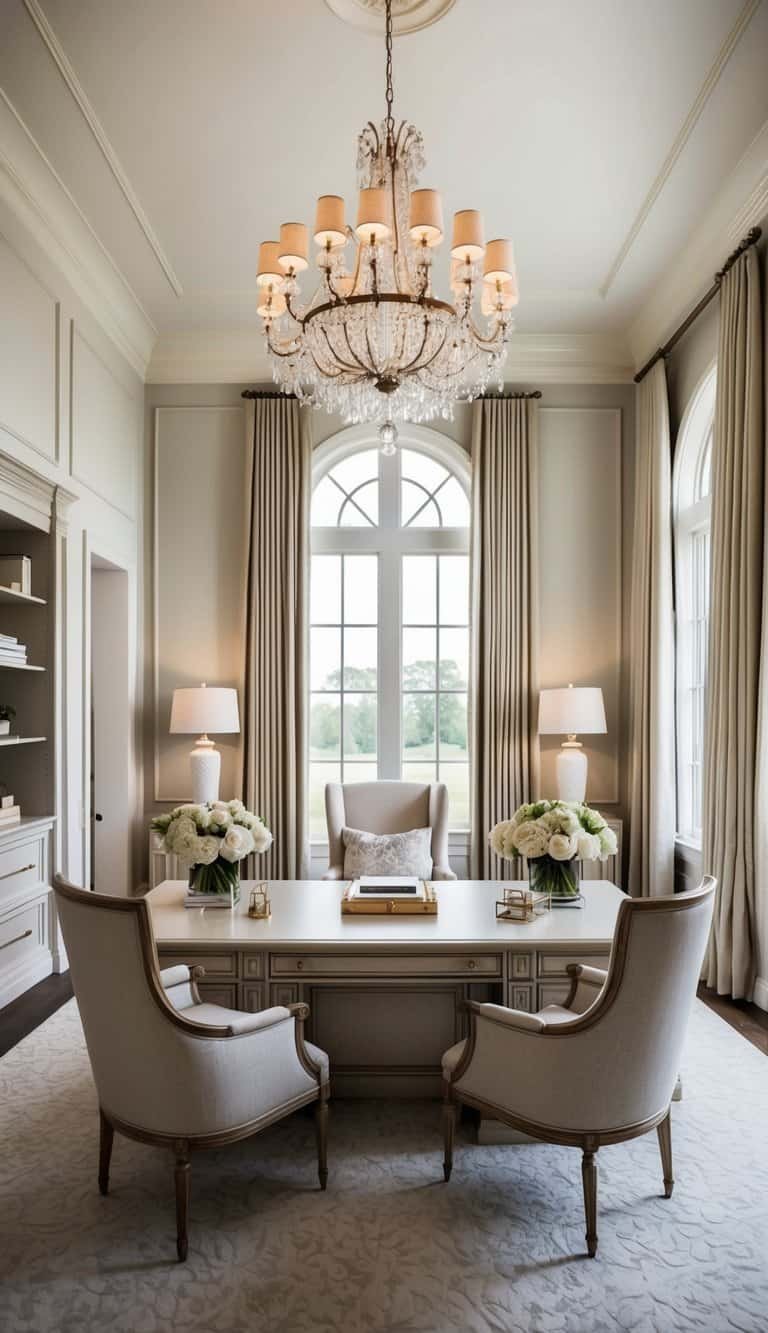 31 Chic and Classy Feminine Home Office Ideas - Work Well Remote