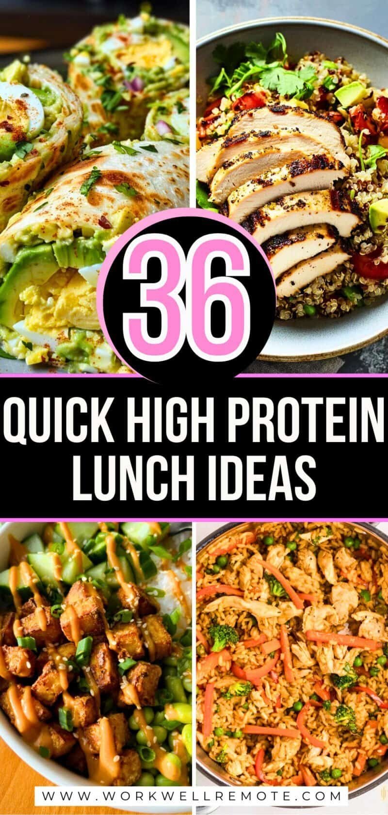 36 Fun High-Protein Lunch Ideas to Fuel Your Day - Work Well Remote