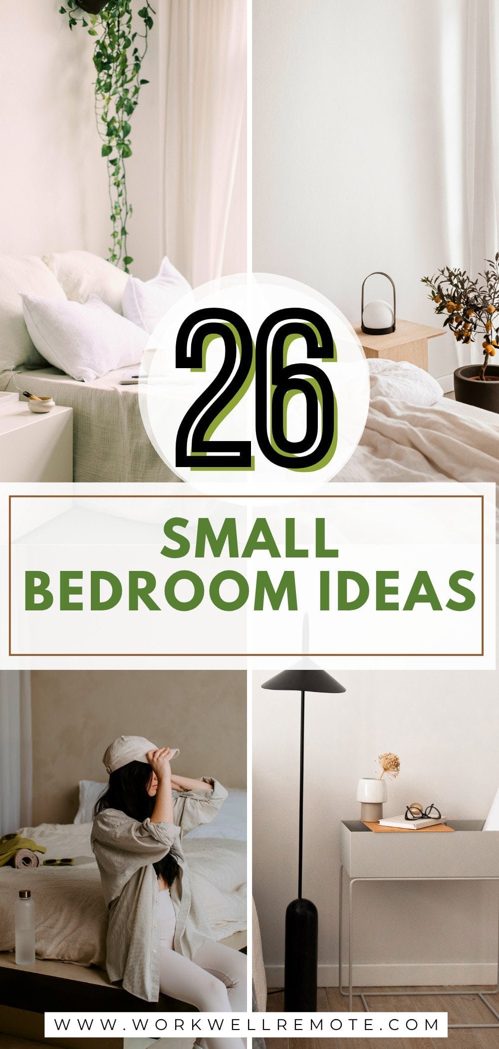 26 Simple Bedroom Ideas for Small Rooms - Work Well Remote