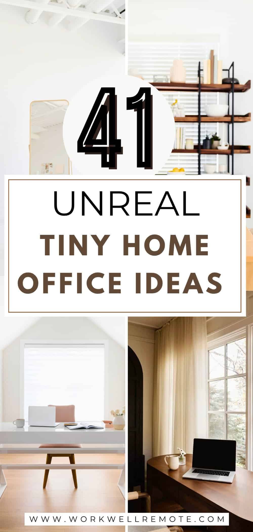 41 Creative Tiny Home Office Ideas for Small Apartments - Work Well Remote