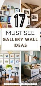 17 Stunning Rustic Farmhouse Gallery Wall Ideas - Work Well Remote