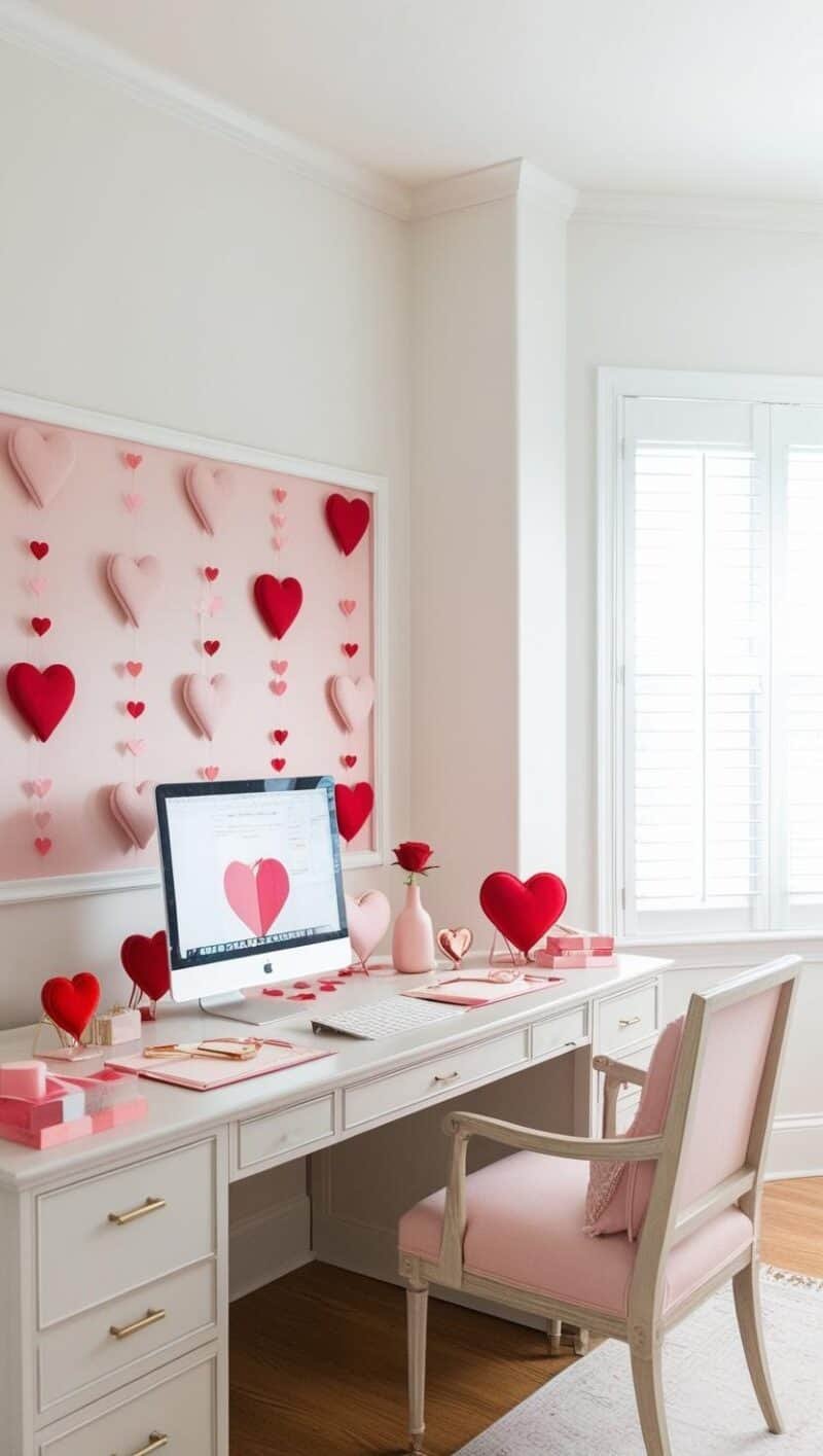 17 Creative Valentine’s Day Decorating Ideas for Your Home Office ...