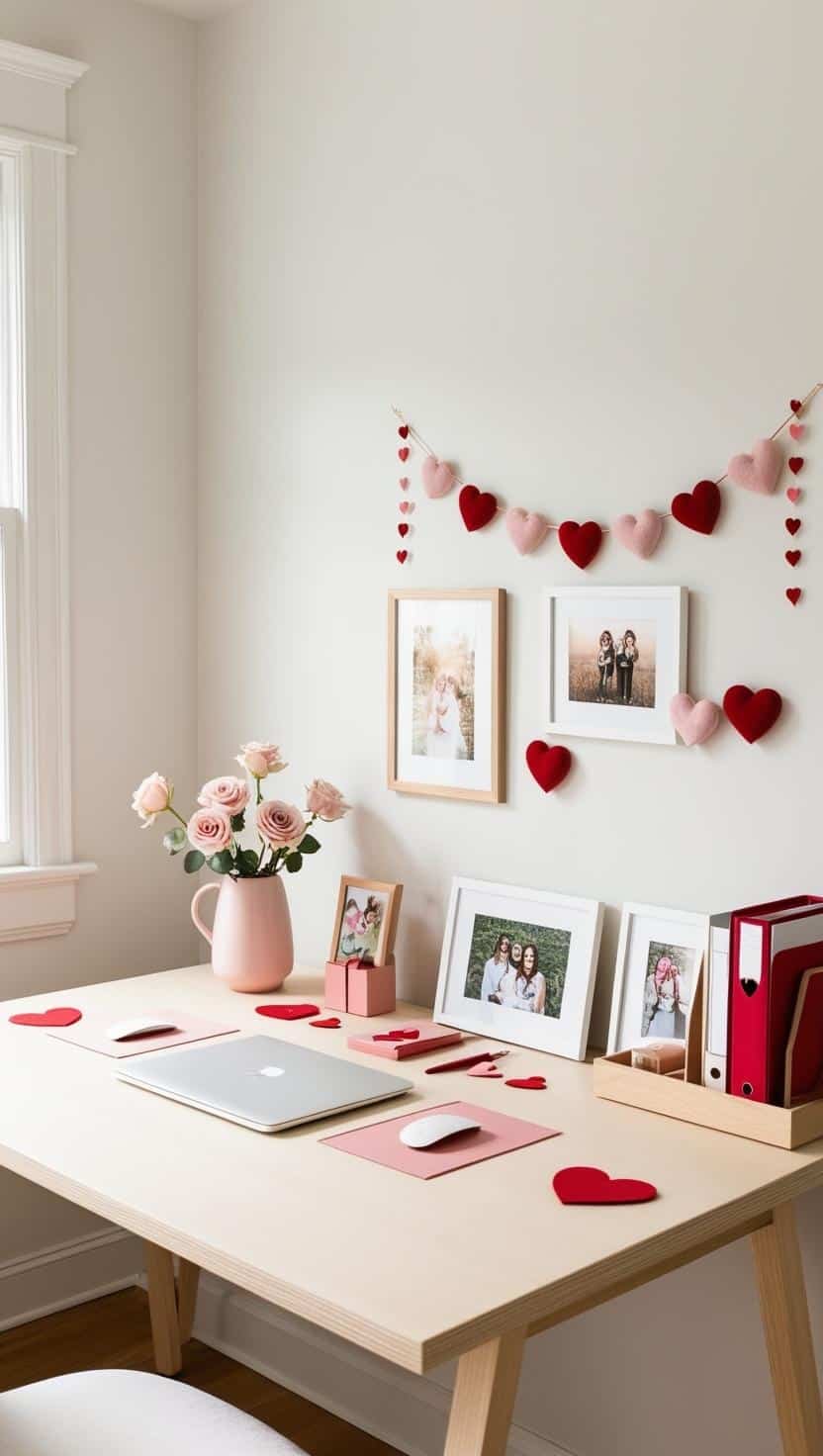 17 Creative Valentine’s Day Decorating Ideas for Your Home Office ...