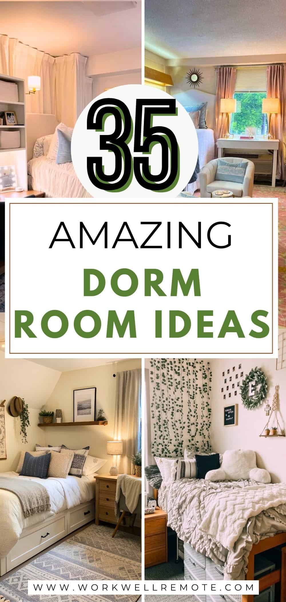 35 Cute and Creative Dorm Desk Ideas - Work Well Remote