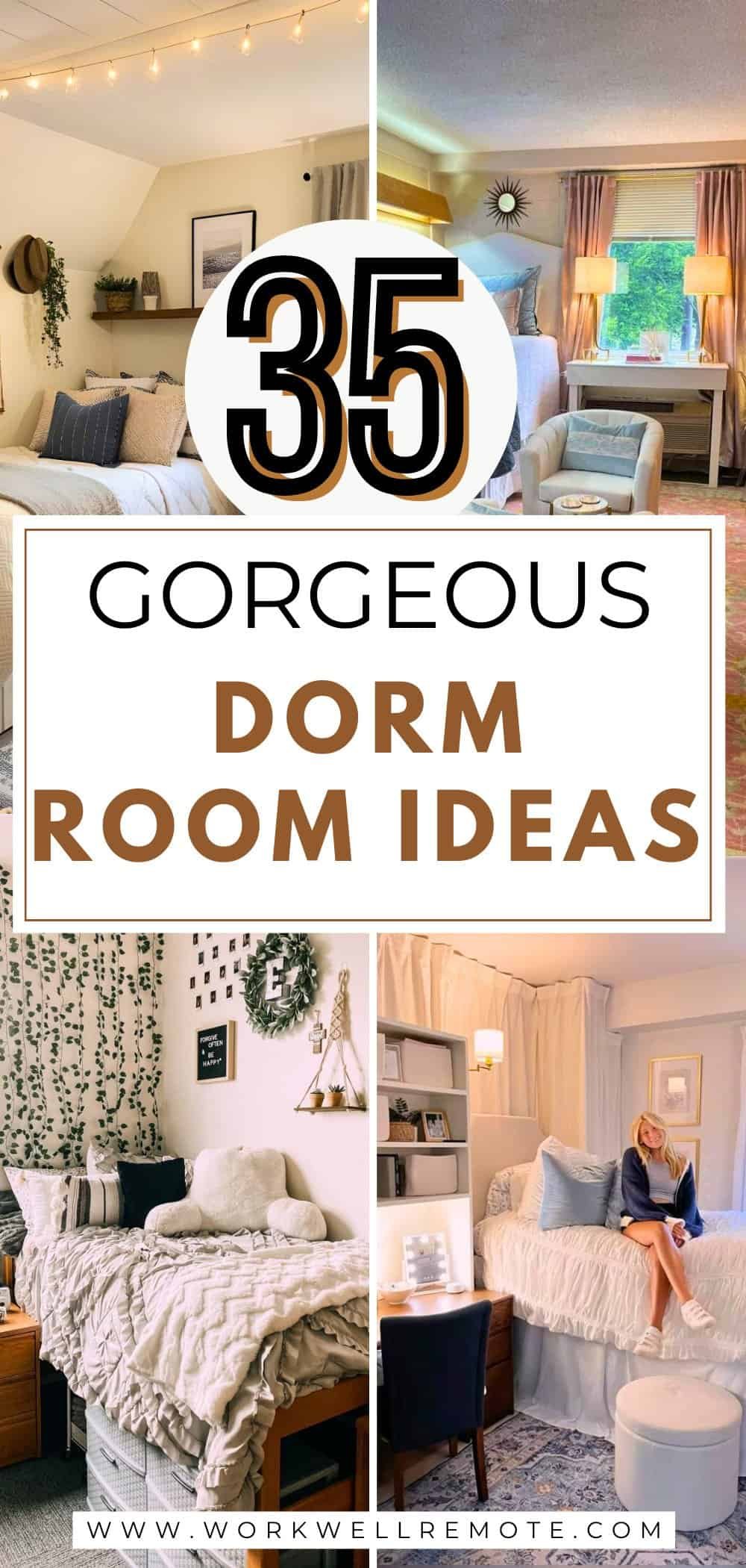 35 Cute and Creative Dorm Desk Ideas - Work Well Remote