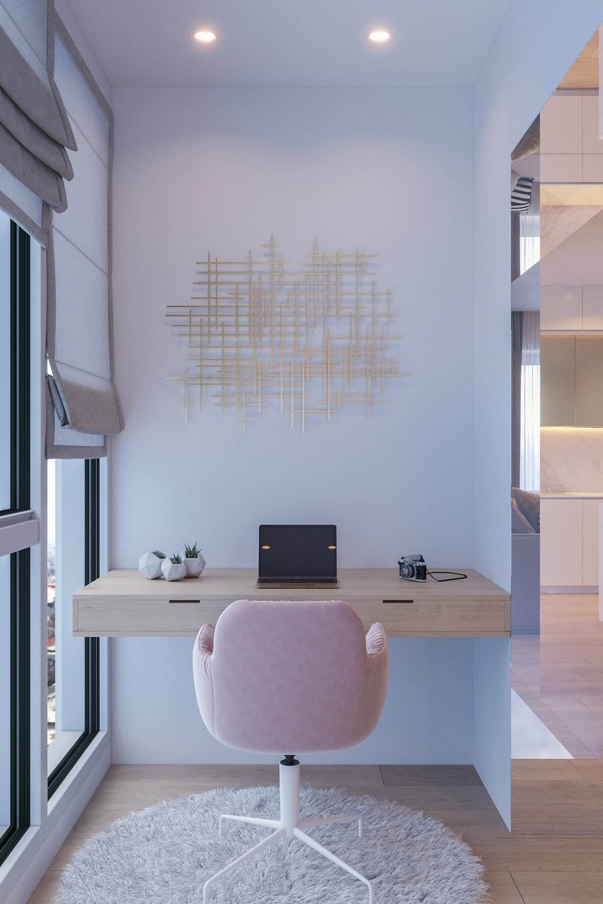 31 Inspiring Home Office Ideas for Your Apartment - Work Well Remote