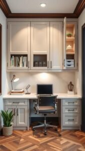 21 Stylish Built-Ins for Your Small Home Office Makeover - Work Well Remote
