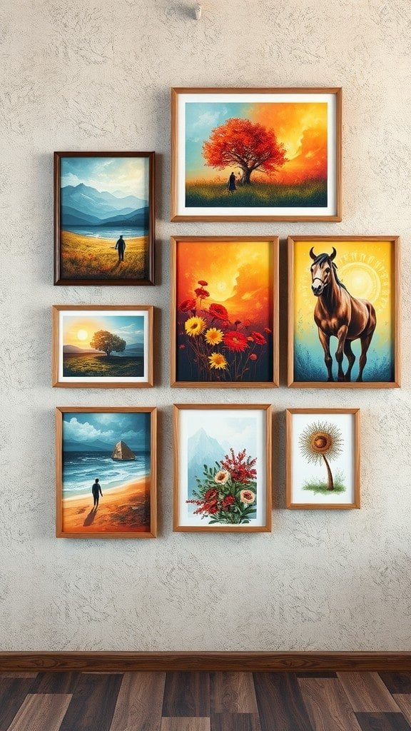 17 Stunning Rustic Farmhouse Gallery Wall Ideas - Work Well Remote