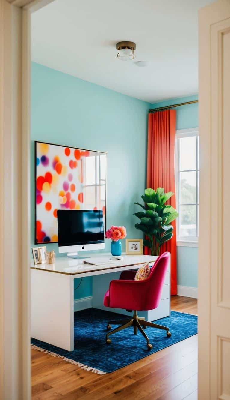 34 Best Home Office Ideas with a Desk in the Middle of the Room - Work ...