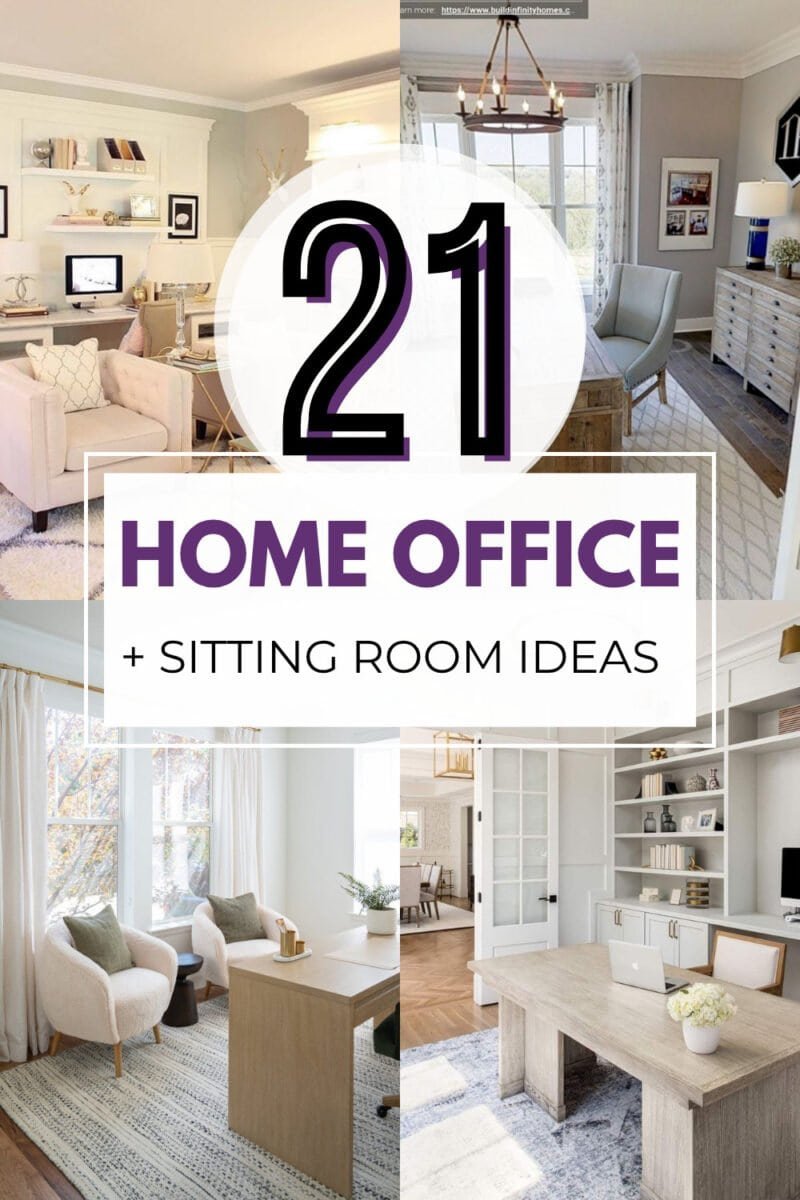 21 Stunning Sitting Room Office Combo Ideas - Work Well Remote