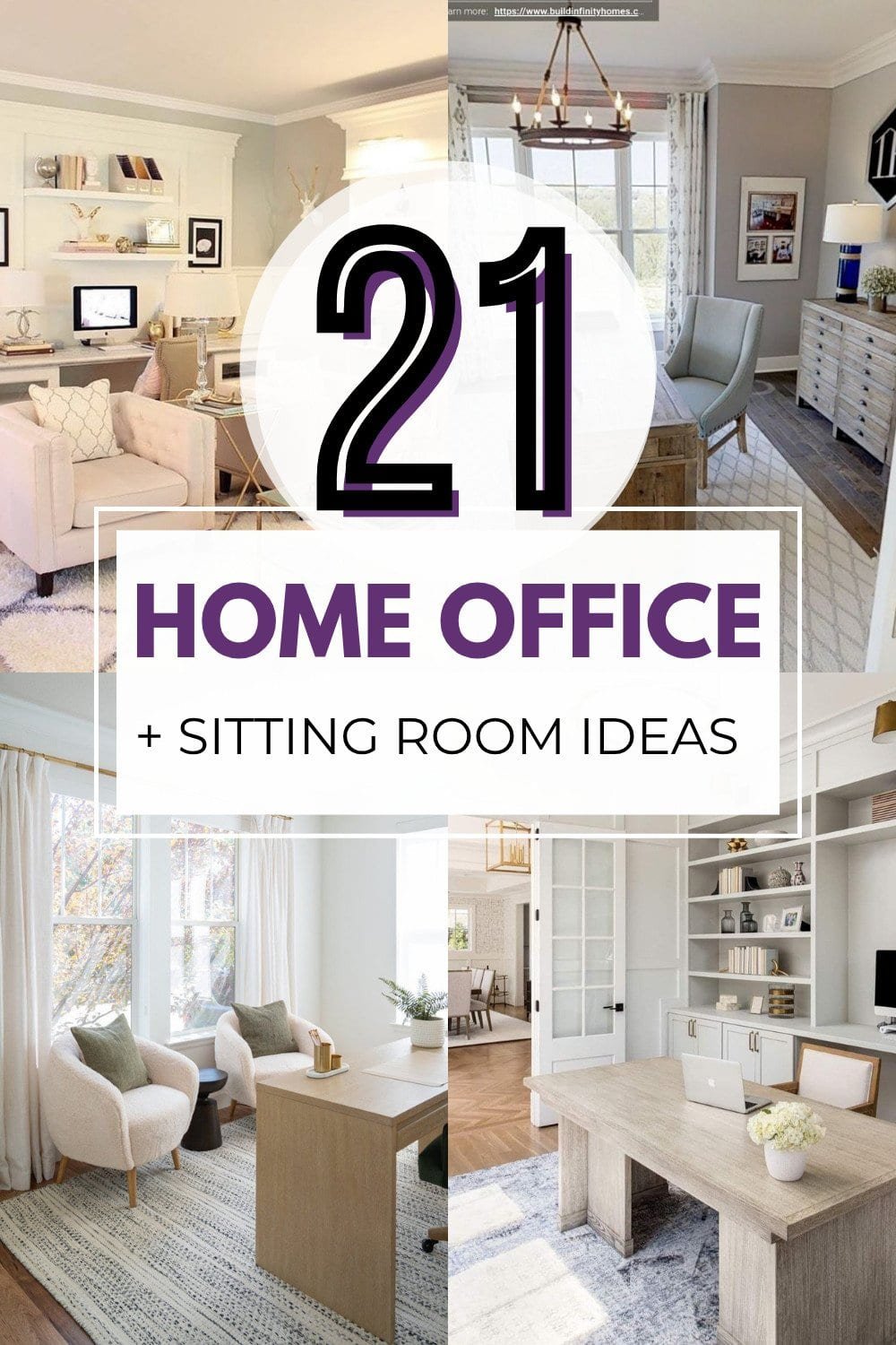 21 Stunning Sitting Room Office Combo Ideas - Work Well Remote
