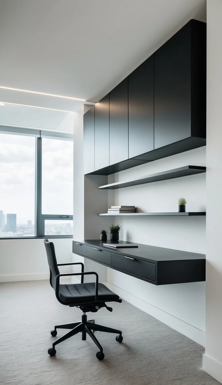 21 Amazing Built In Office Desk And Cabinets Ideas - Work Well Remote