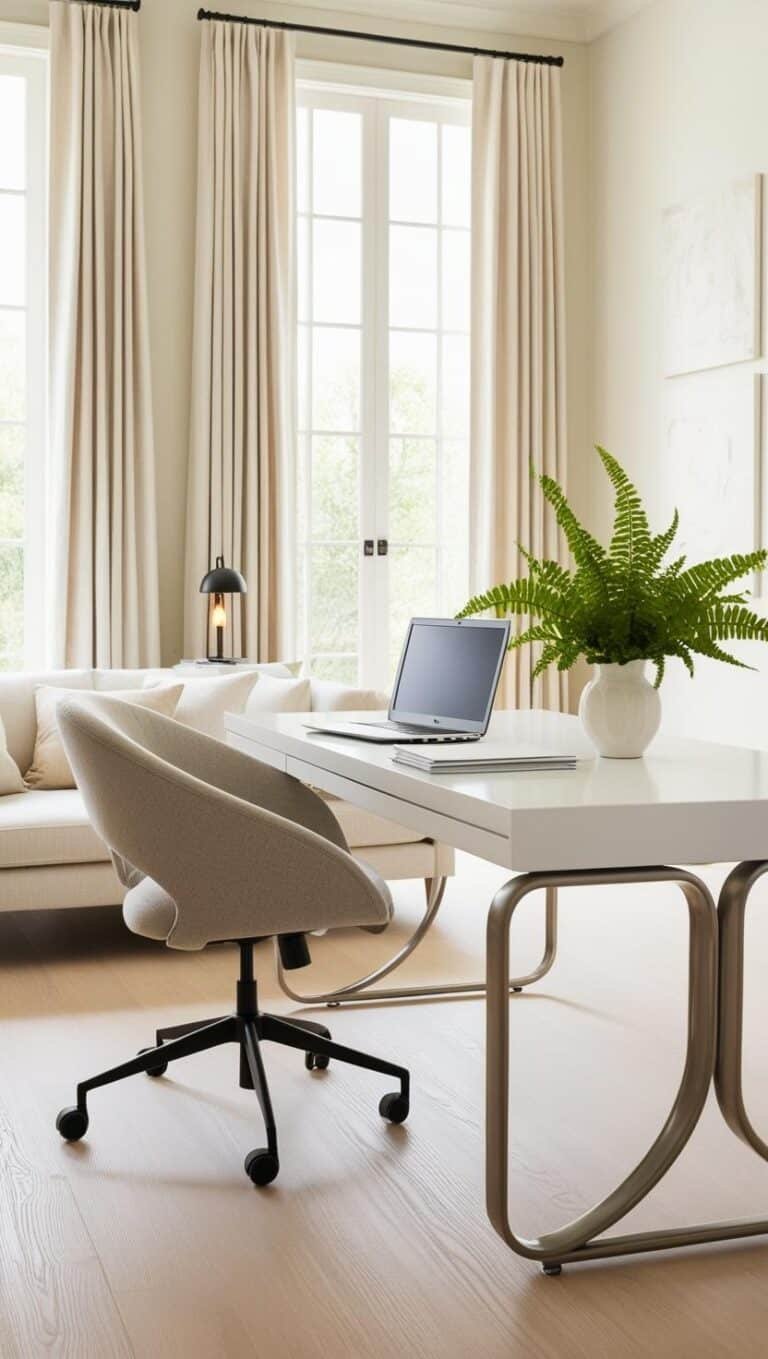 17 Gorgeous Home Office TV Room Combo Ideas - Work Well Remote