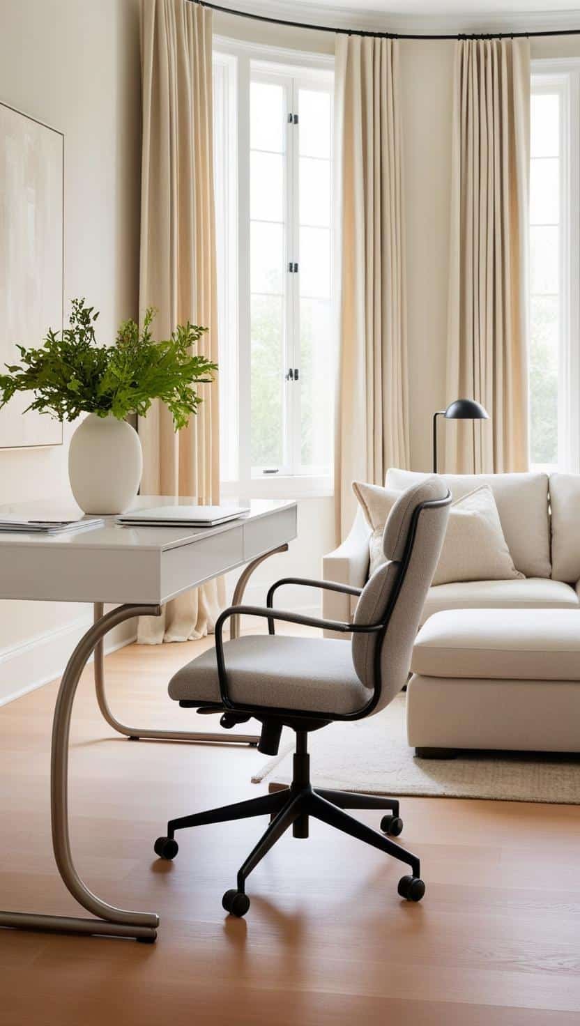 17 Gorgeous Home Office TV Room Combo Ideas - Work Well Remote