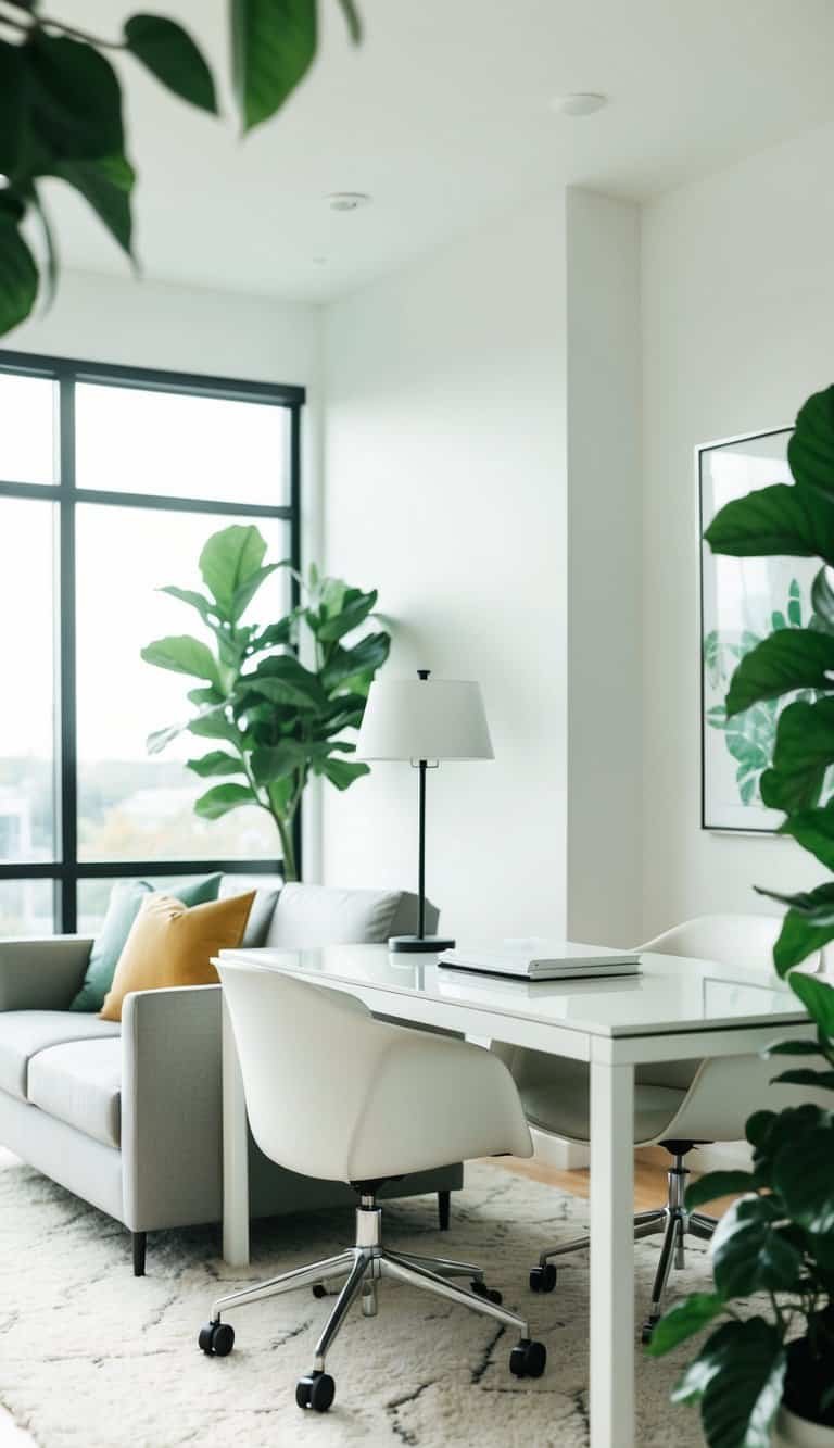 17 Gorgeous Home Office TV Room Combo Ideas - Work Well Remote