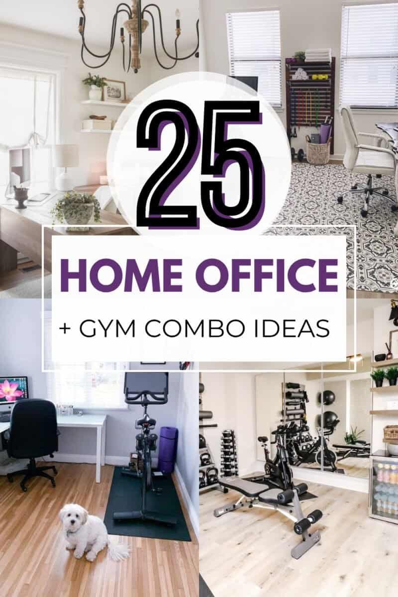 25 Gorgeous Home Office Gym Combo Layout Ideas - Work Well Remote