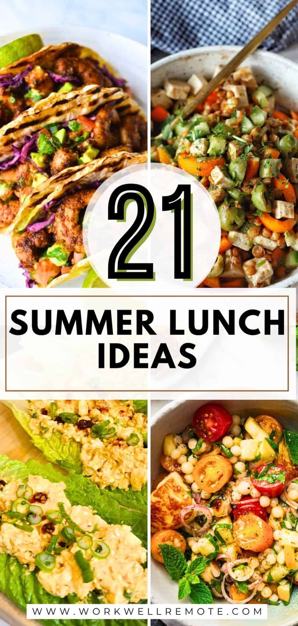 21 Refreshing Summer Lunch Ideas for Hot Days - Work Well Remote