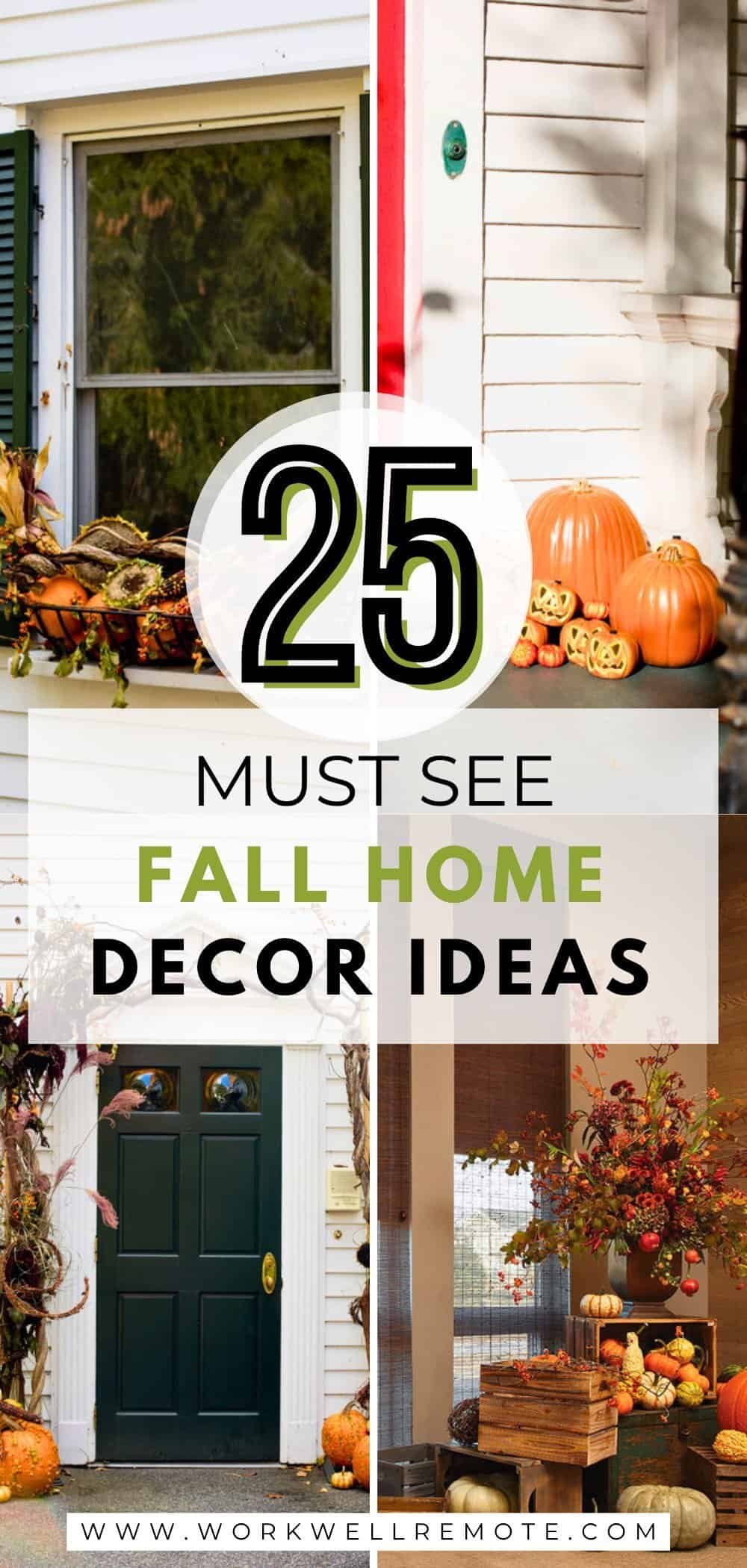 25 Stunning Fall Home Decor Ideas - Work Well Remote