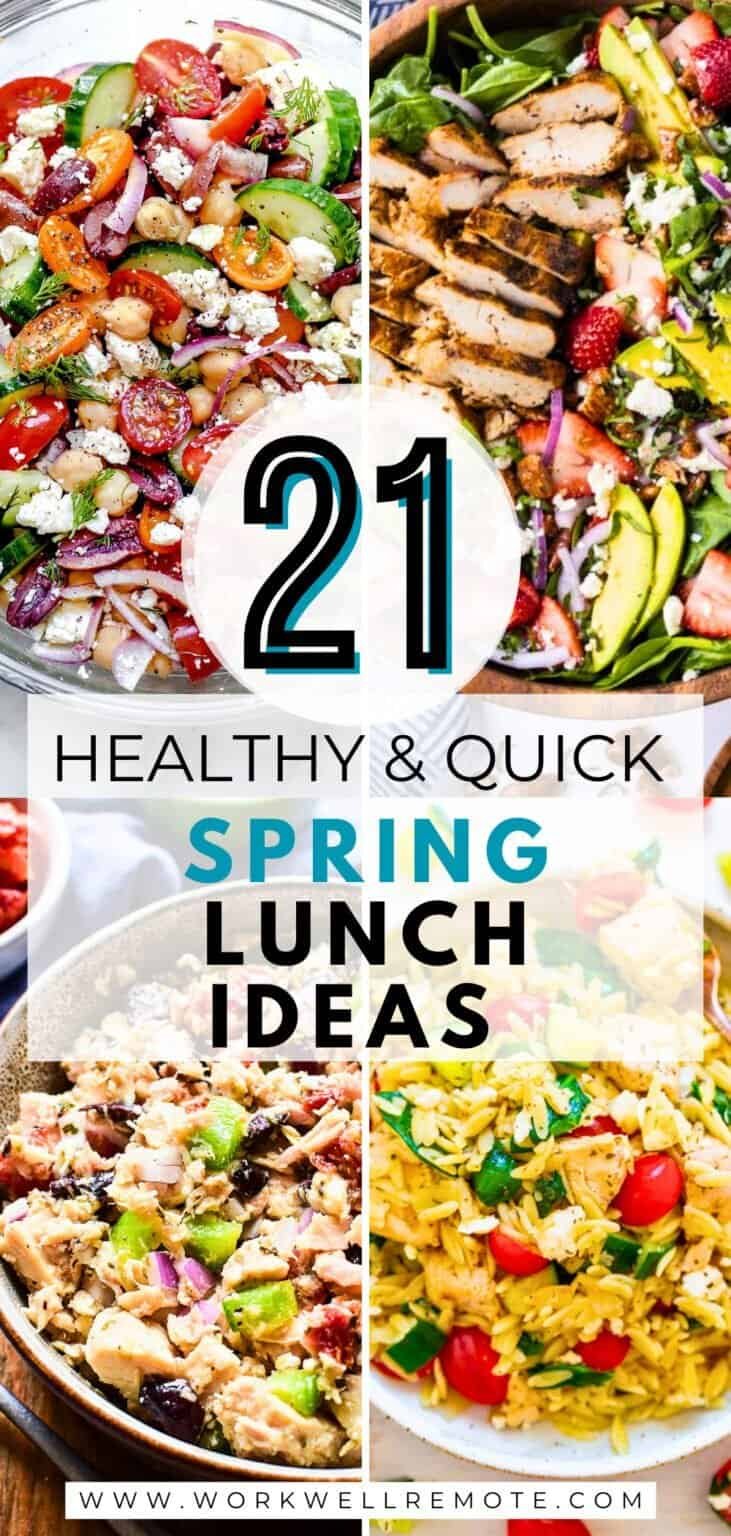 21 Easy Spring Lunch Ideas for Work - Work Well Remote