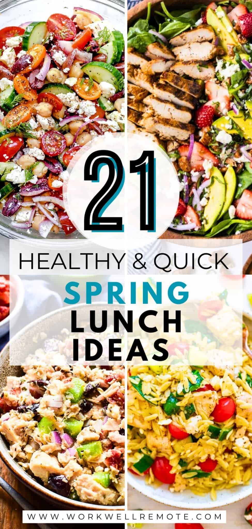 21 Easy Spring Lunch Ideas for Work - Work Well Remote