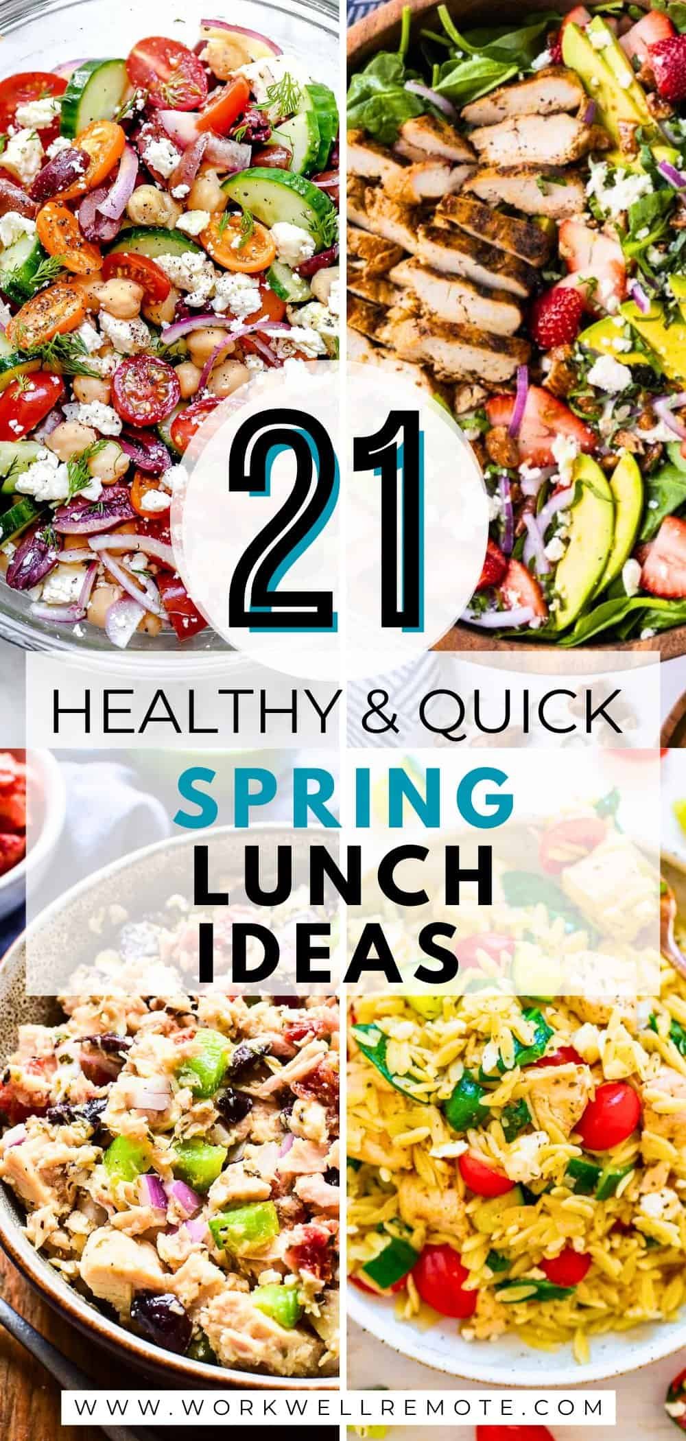 21 Easy Spring Lunch Ideas for Work - Work Well Remote