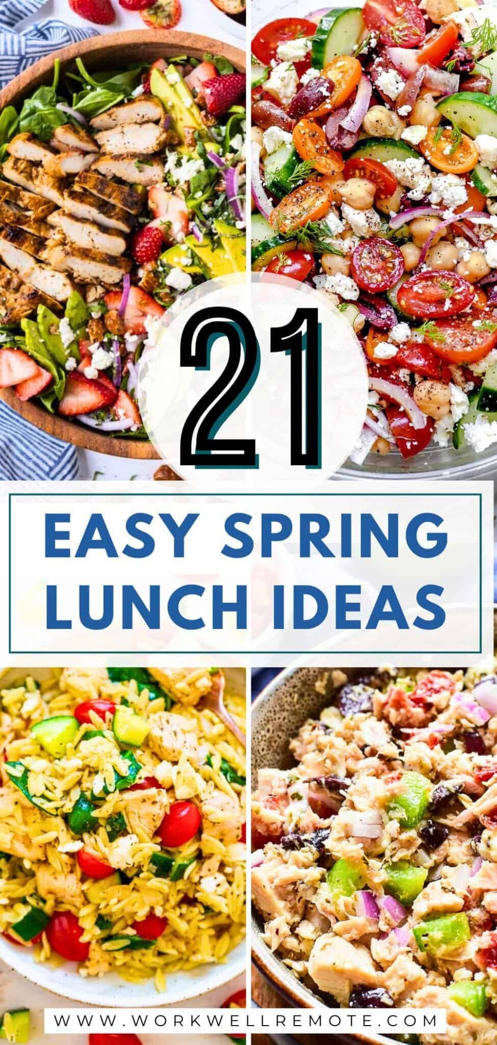21 Easy Spring Lunch Ideas for Work - Work Well Remote